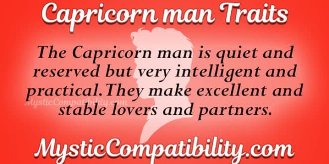 Capricorn Man Personality Traits - Mystic Compatibility