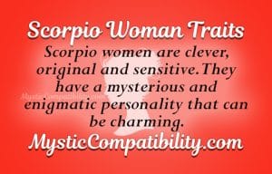 Scorpio Woman Personality Traits - Mystic Compatibility