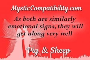 Pig Sheep Compatibility - Mystic Compatibility