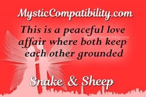 Snake Sheep Compatibility - Mystic Compatibility
